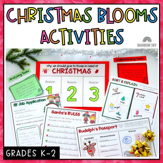 Christmas Creative Thinking Activities - Kindergarten - Grade 2 (Digit ...