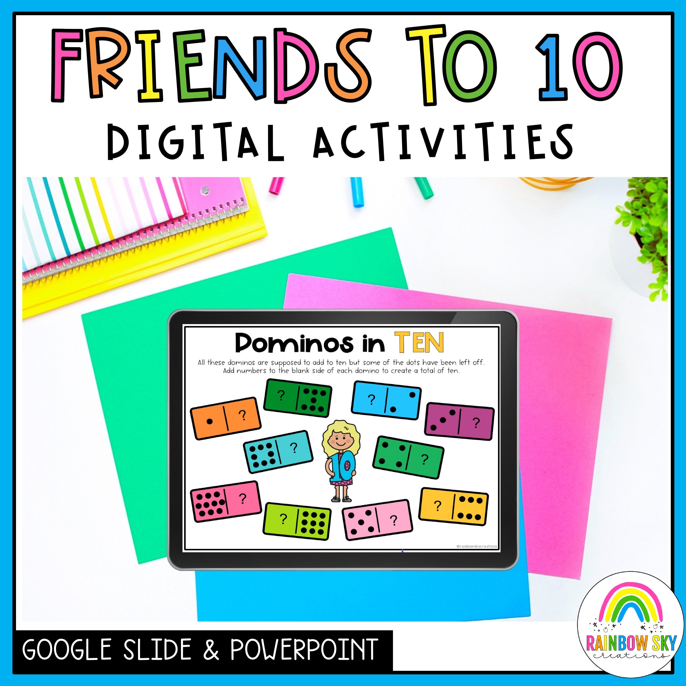 Friends Of 10 | Addition & Subtraction [Digital] – Rainbow Sky Creations AU