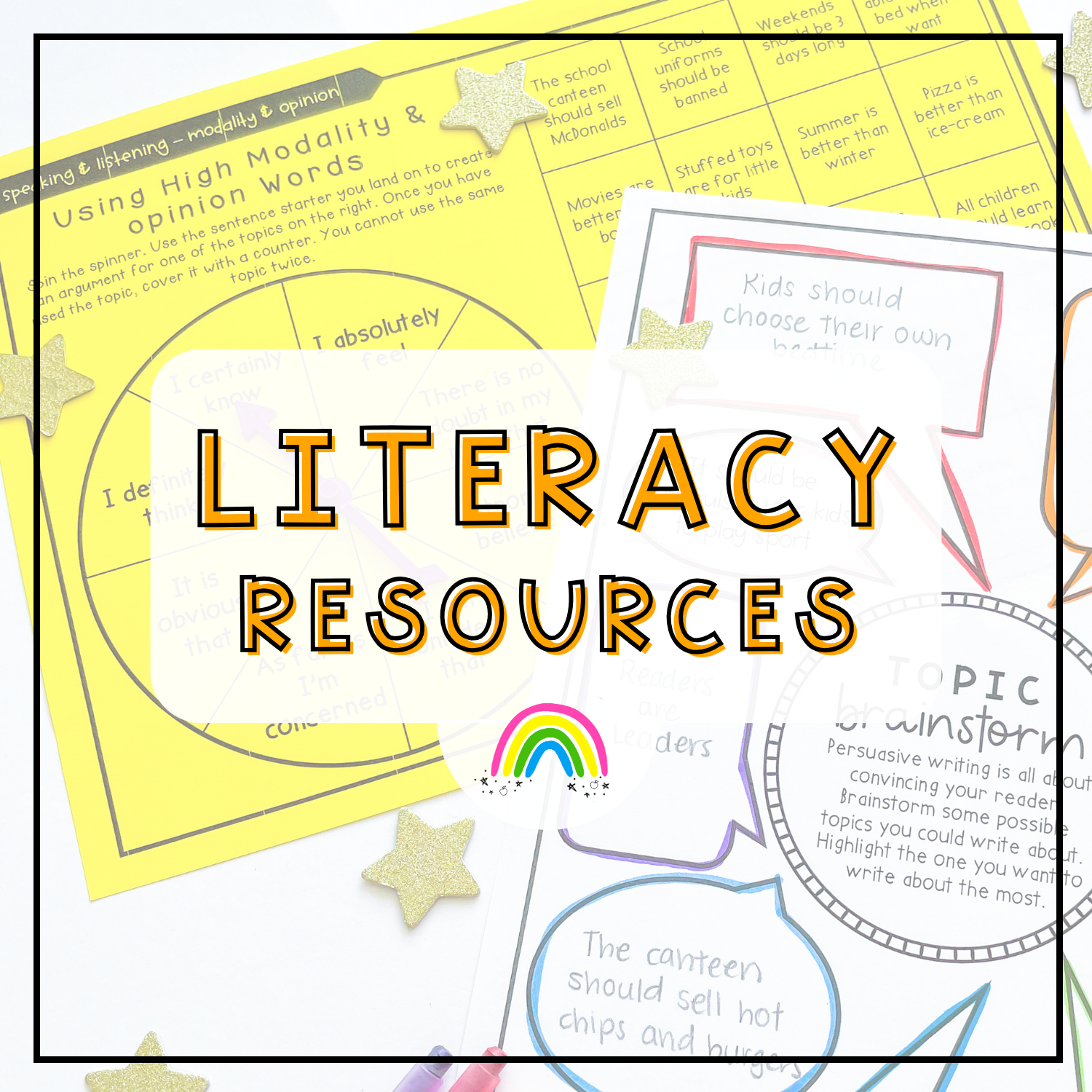 Literacy – Rainbow Sky Creations AU