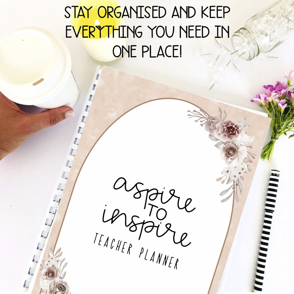 Australian Teacher Planner - Annual Teacher Diary (Terracotta Arch The ...