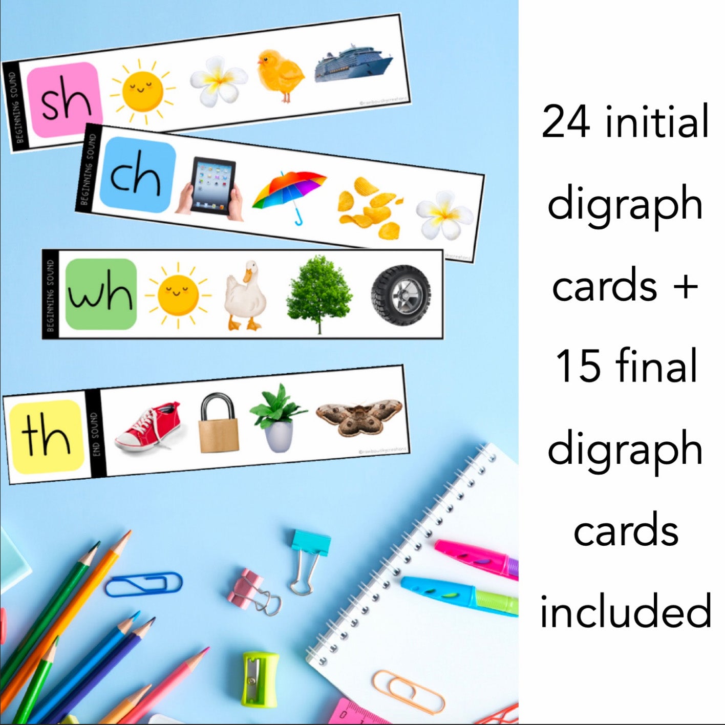 Digraph Activity | Beginning & End Digraph Game | Spelling & Word Work ...