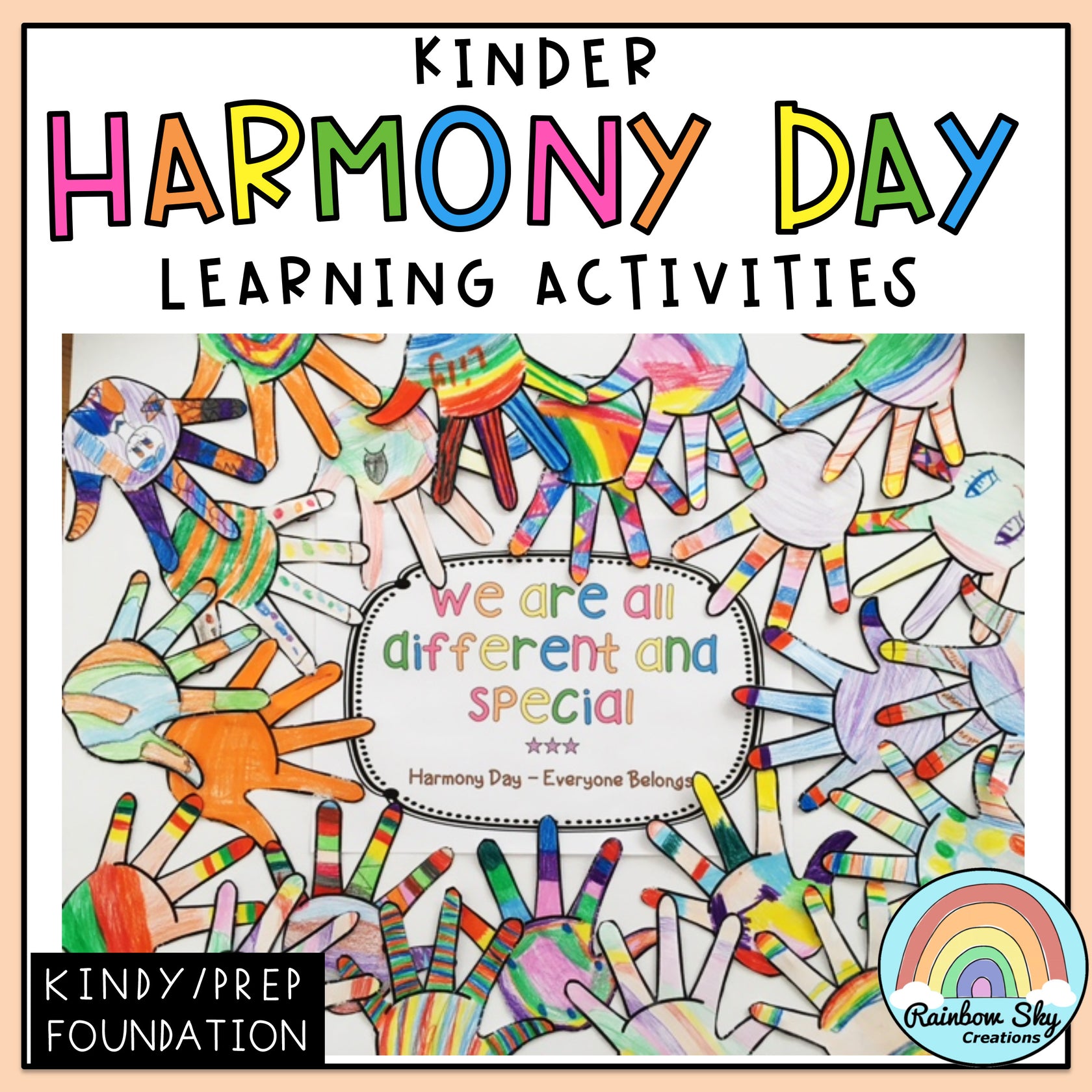 Harmony Day Pack ( Kindergarten) – Rainbow Sky Creations AU