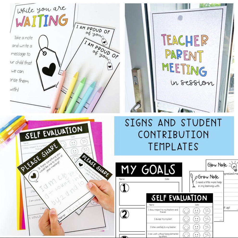 Parent Teacher Conference Templates - Parent Meeting Notes (Digital ...