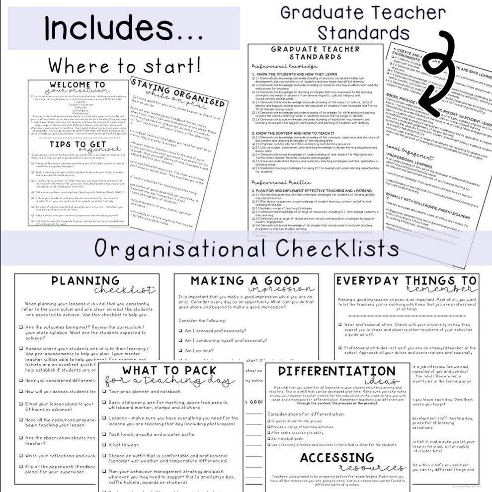 Practicum Survival Guide | Pre-Service Teachers | AITSL Aligned Austra ...