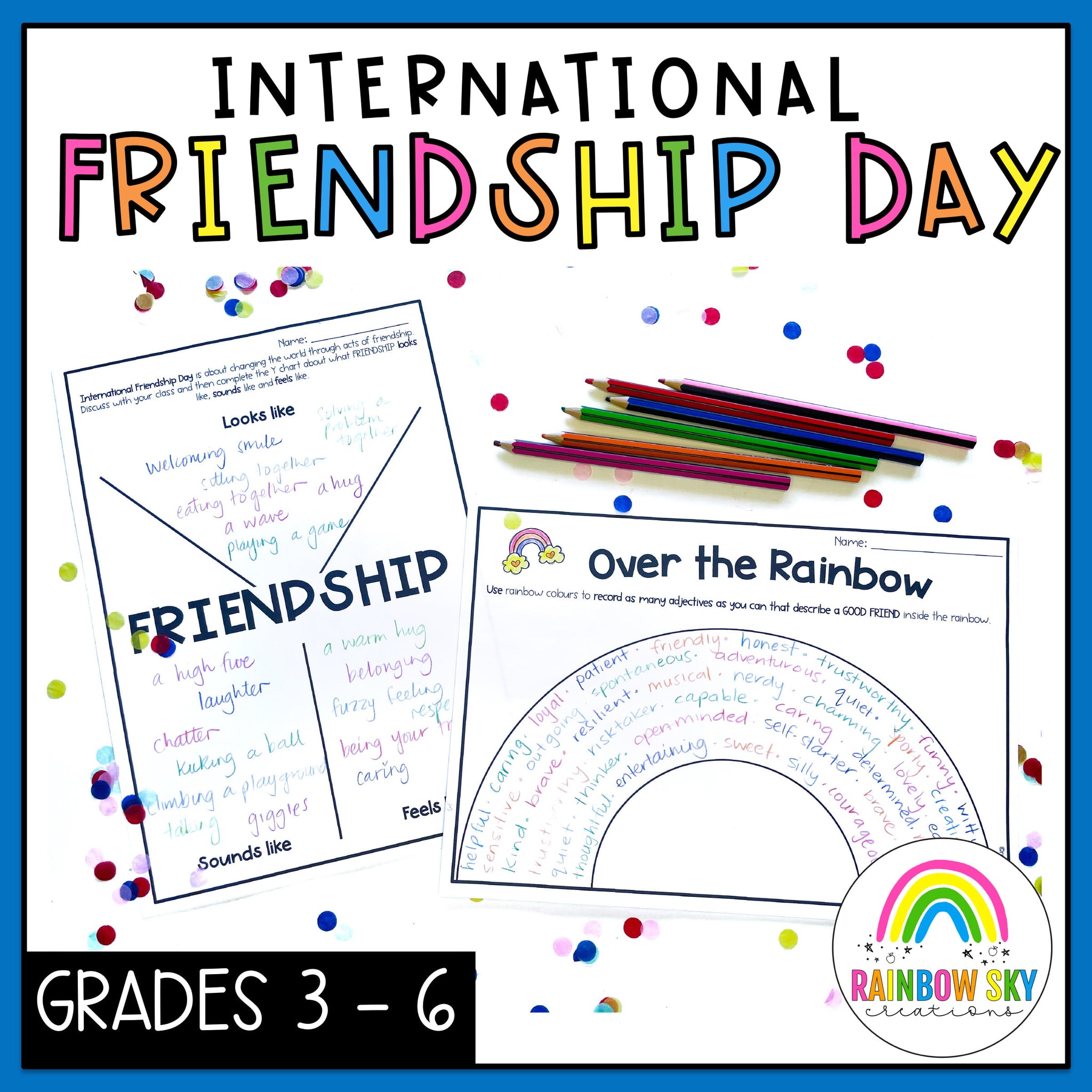 Friendship Activities - International Friendship Day (Grades 3-6 ...