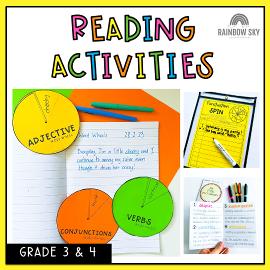 Reading Group Activities - Literacy Block (Grades 3-4) – Rainbow Sky ...