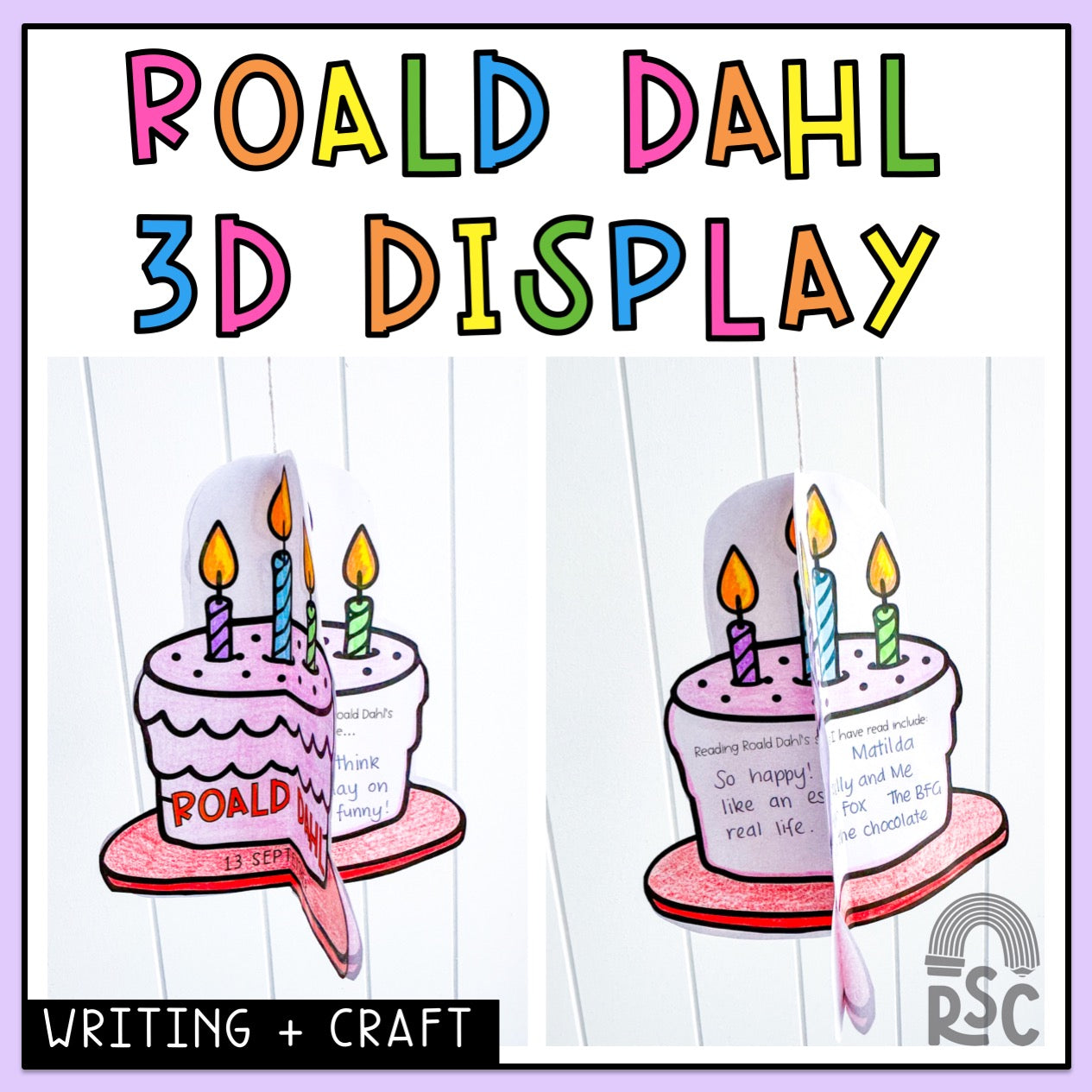 Roald Dahl Day Craft & Activity – Rainbow Sky Creations AU