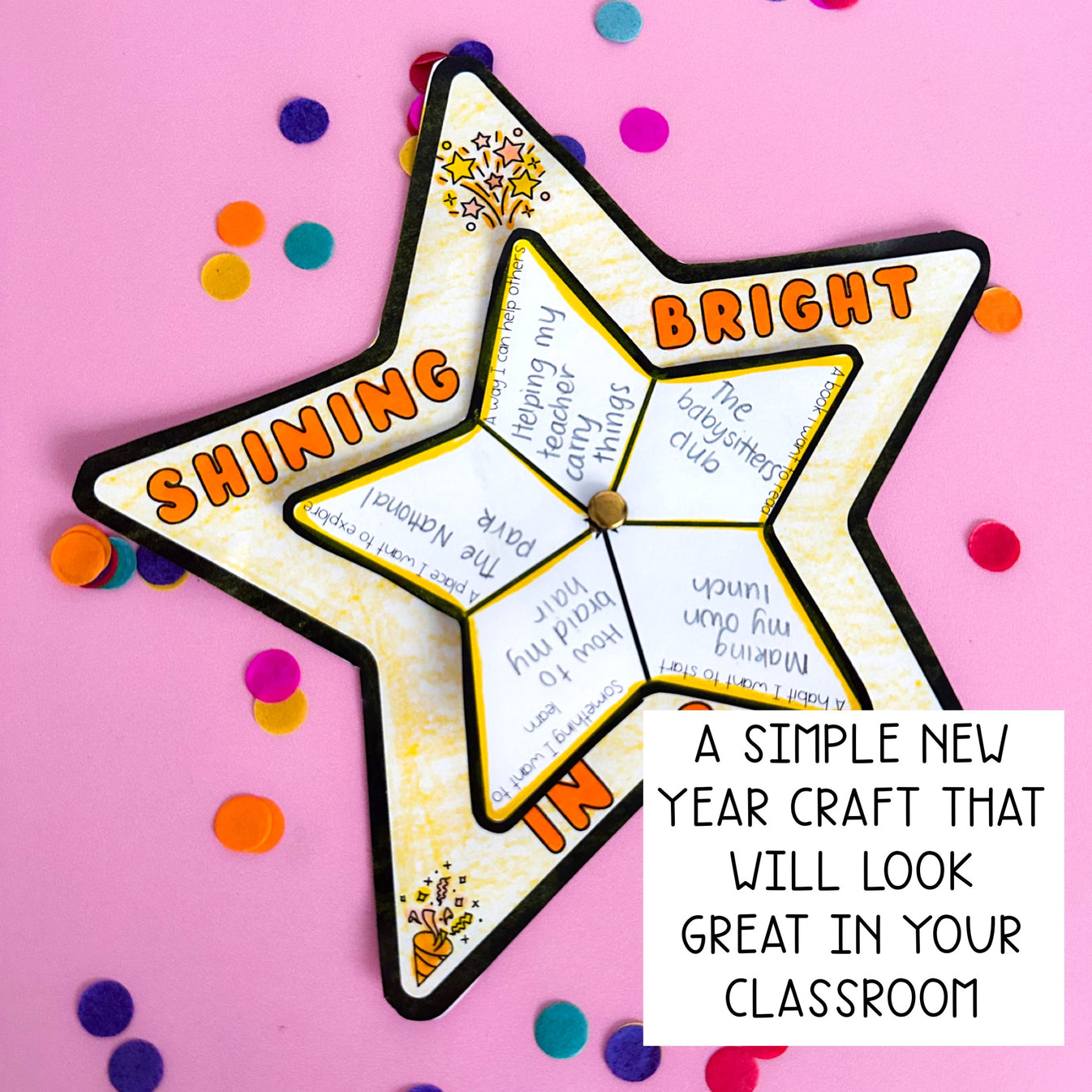 Shining Bright in 2026 - New Year Goal Setting Craft – Rainbow Sky ...