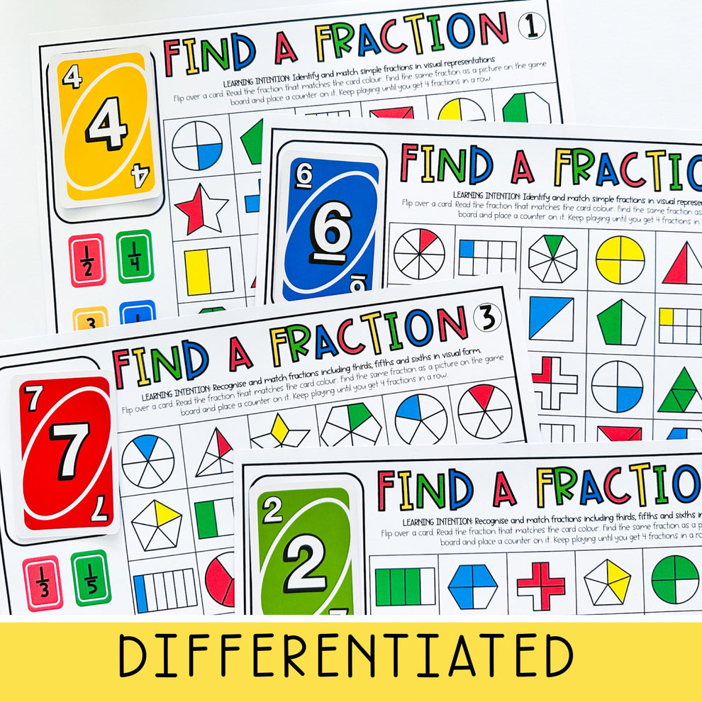 UNO Card Games - Grades 3-4 (VERSION 3) – Rainbow Sky Creations AU