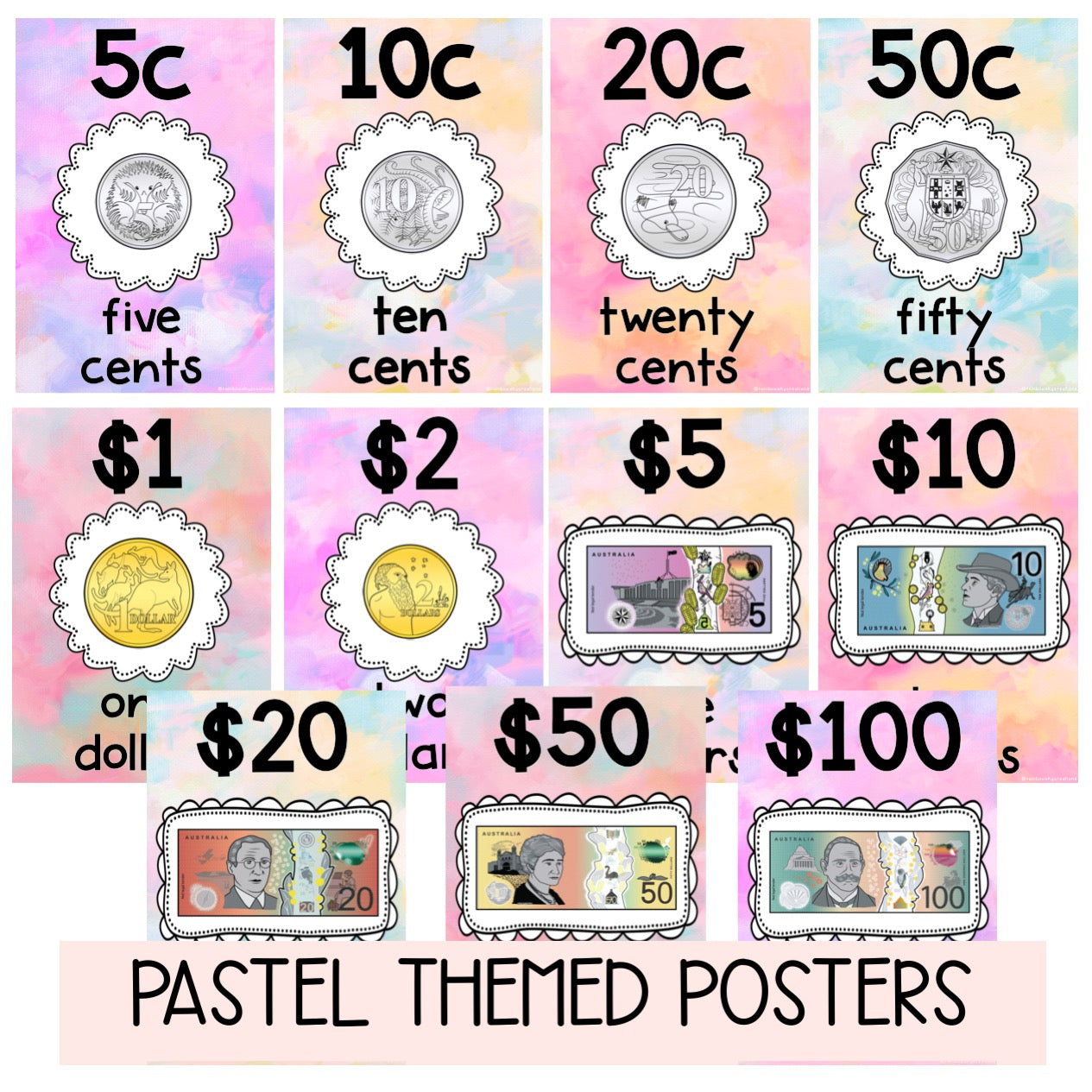 Class Decor – Rainbow Sky Creations AU