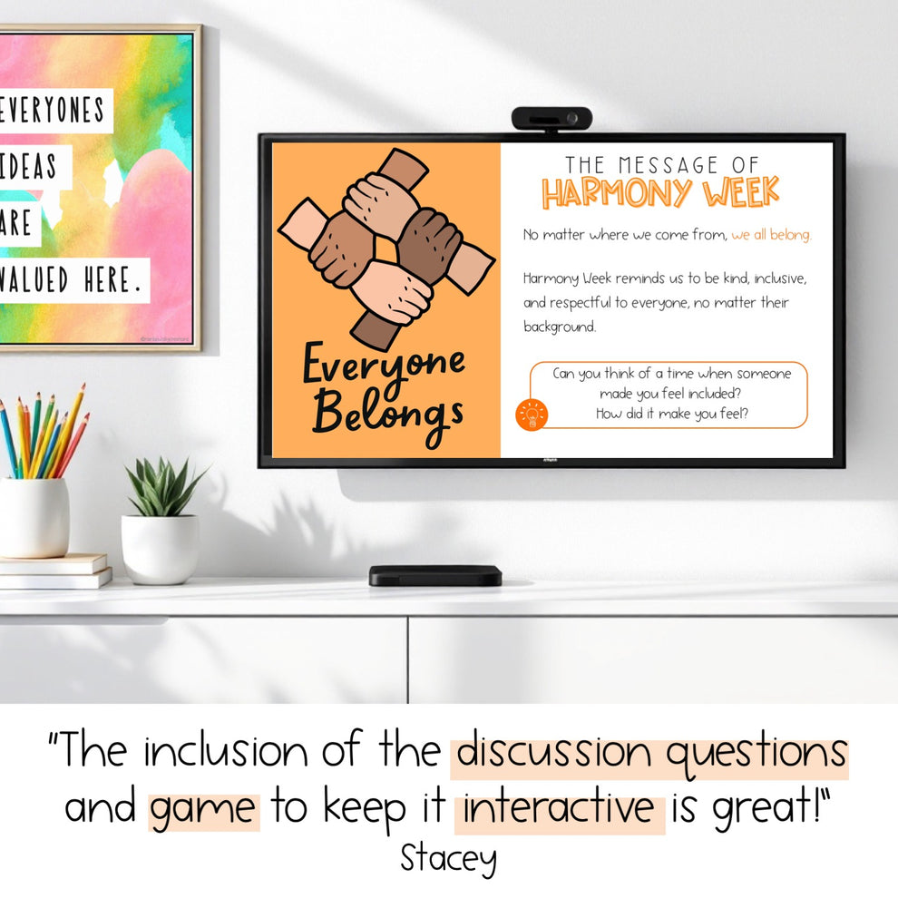 Harmony Week Presentation - Harmony Day Powerpoint – Rainbow Sky ...