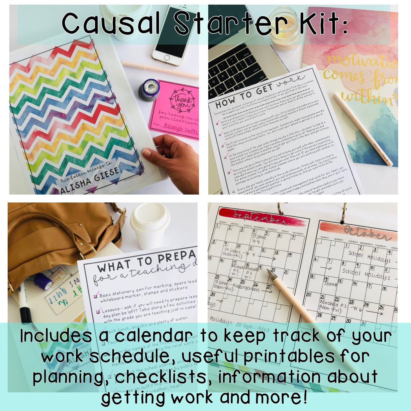 Relief Teacher Resource BUNDLE – Rainbow Sky Creations AU