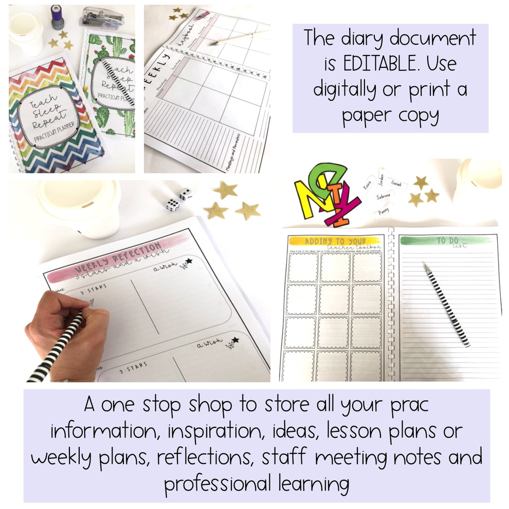 Practicum Planner | Pre-Service Teachers | AITSL Aligned Australia ...