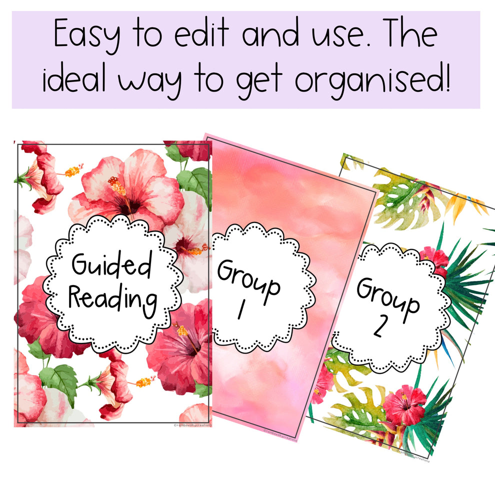 Editable Teacher Binder Covers - Folder Covers – Rainbow Sky Creations AU