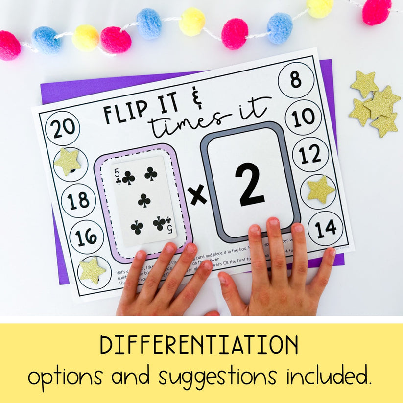Multiplication Flip It Games - Times Tables x2 To x12 – Rainbow Sky ...