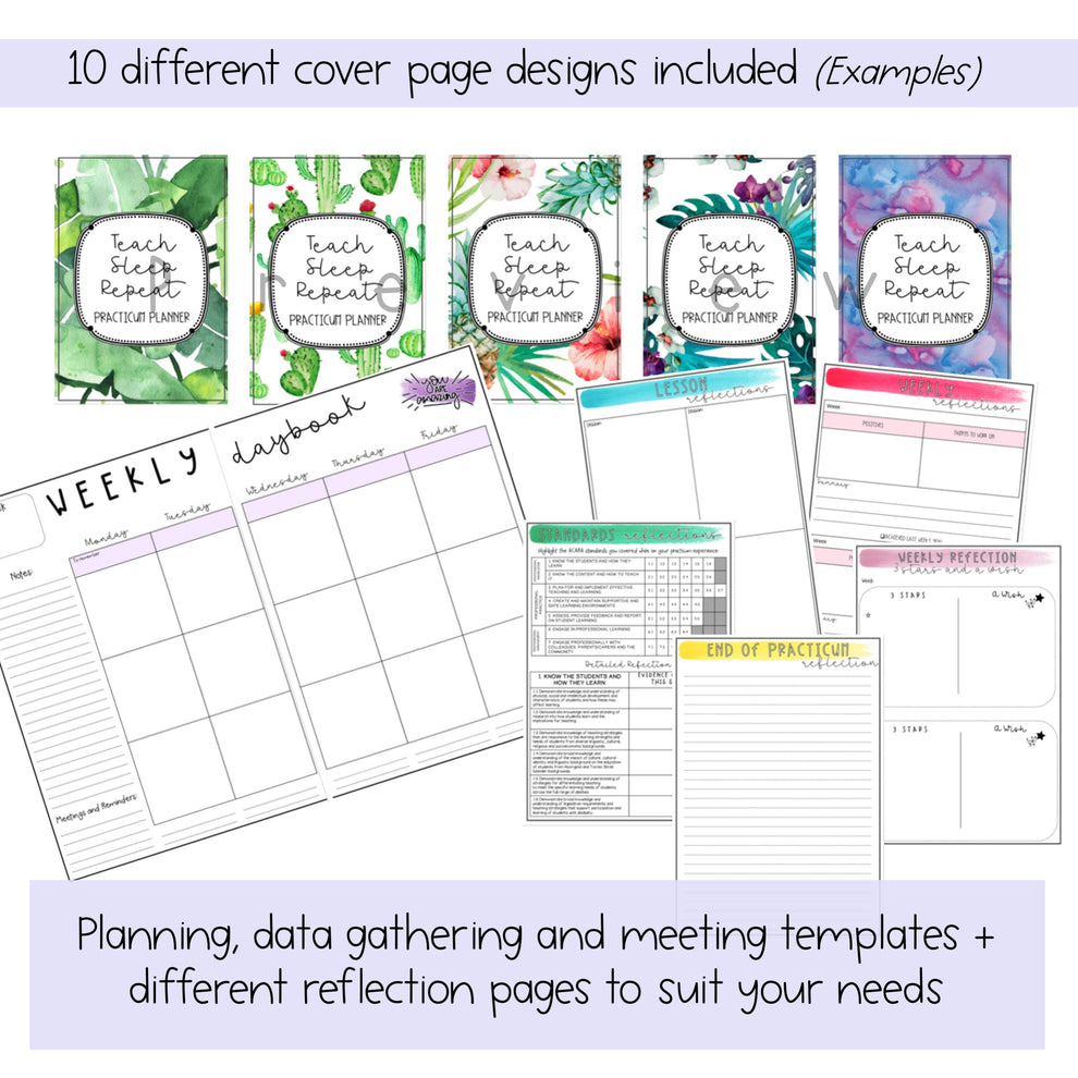 Practicum Planner | Pre-Service Teachers | AITSL Aligned Australia ...