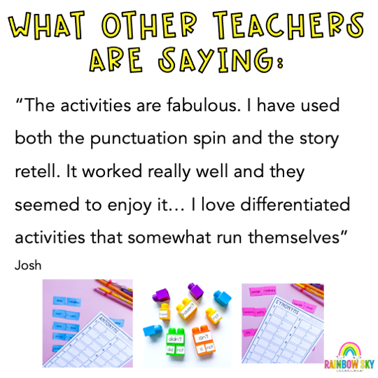 Reading Group Activities - Literacy Block (Grades 3-4) – Rainbow Sky ...