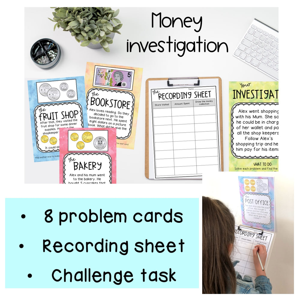 Australian Money BUNDLE | Aussie Money Activities | Year 2 – Rainbow ...