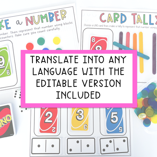 UNO Card Games | Kindergarten, Foundation, Prep [VERSION 1] – Rainbow ...