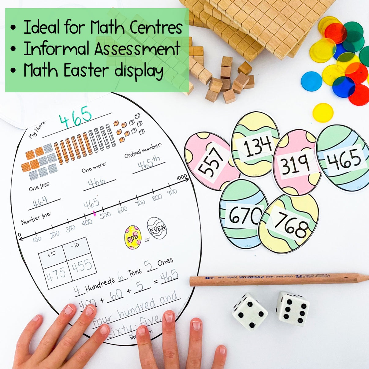 Easter Number of the Day | Easter Math Lesson – Rainbow Sky Creations AU