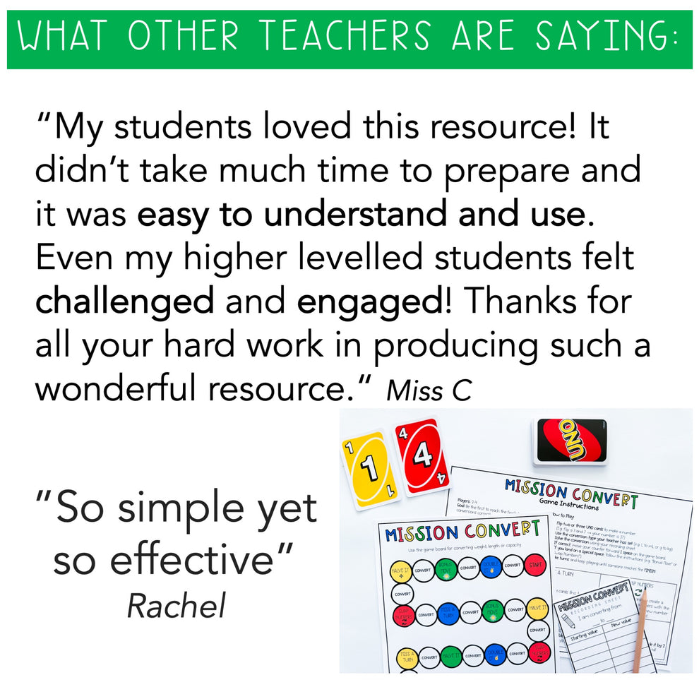 UNO Card Games - Grades 5-6 (VERSION 3) – Rainbow Sky Creations AU