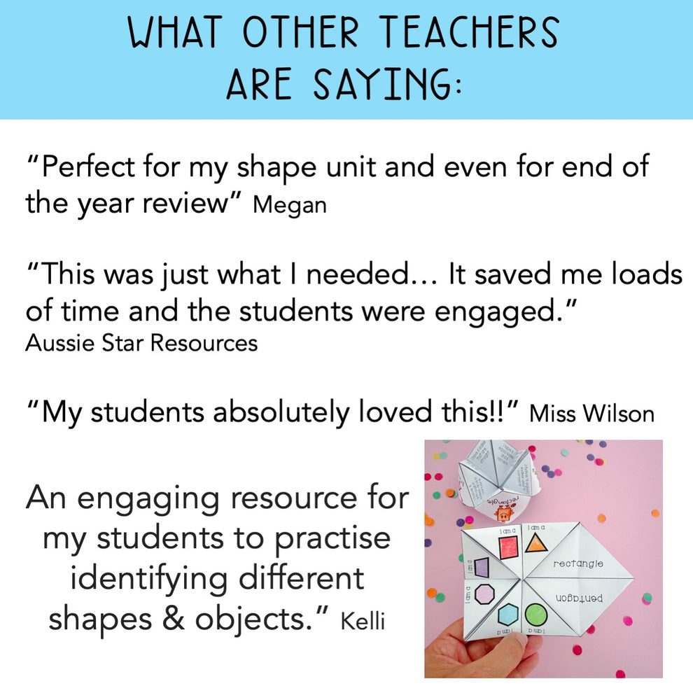 2D Shape Maths BUNDLE: 2D Shape Features and Attributes (Grade 1 & 2 ...