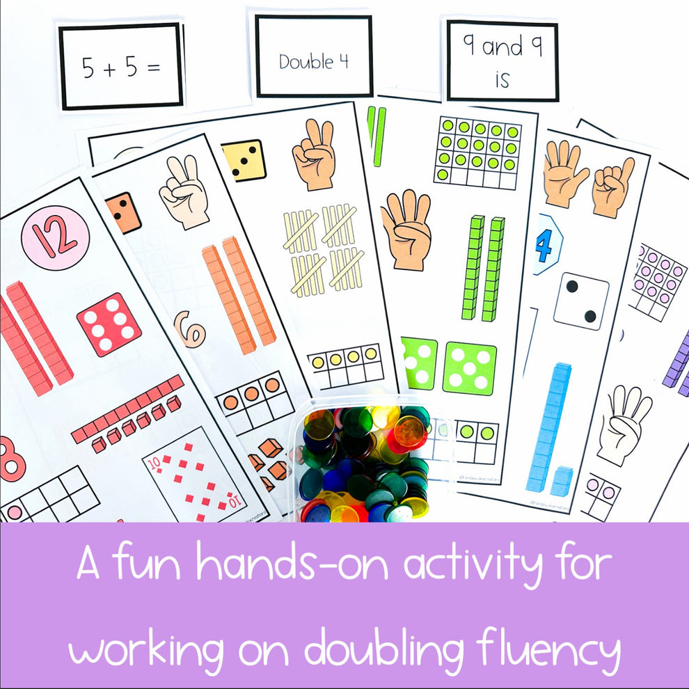 Spot The Number | Doubles & Near Doubles Games – Rainbow Sky Creations AU