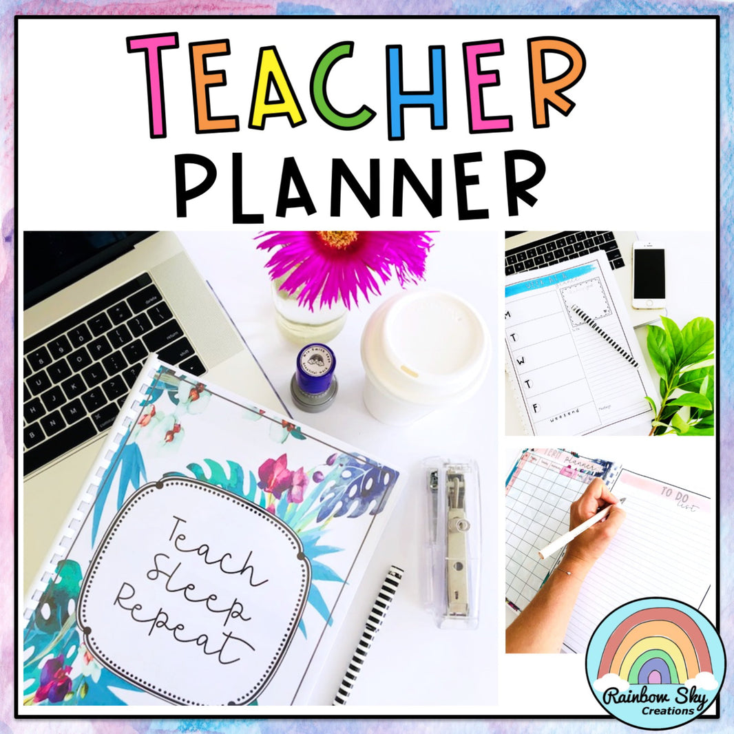 Teacher Planners – Rainbow Sky Creations AU