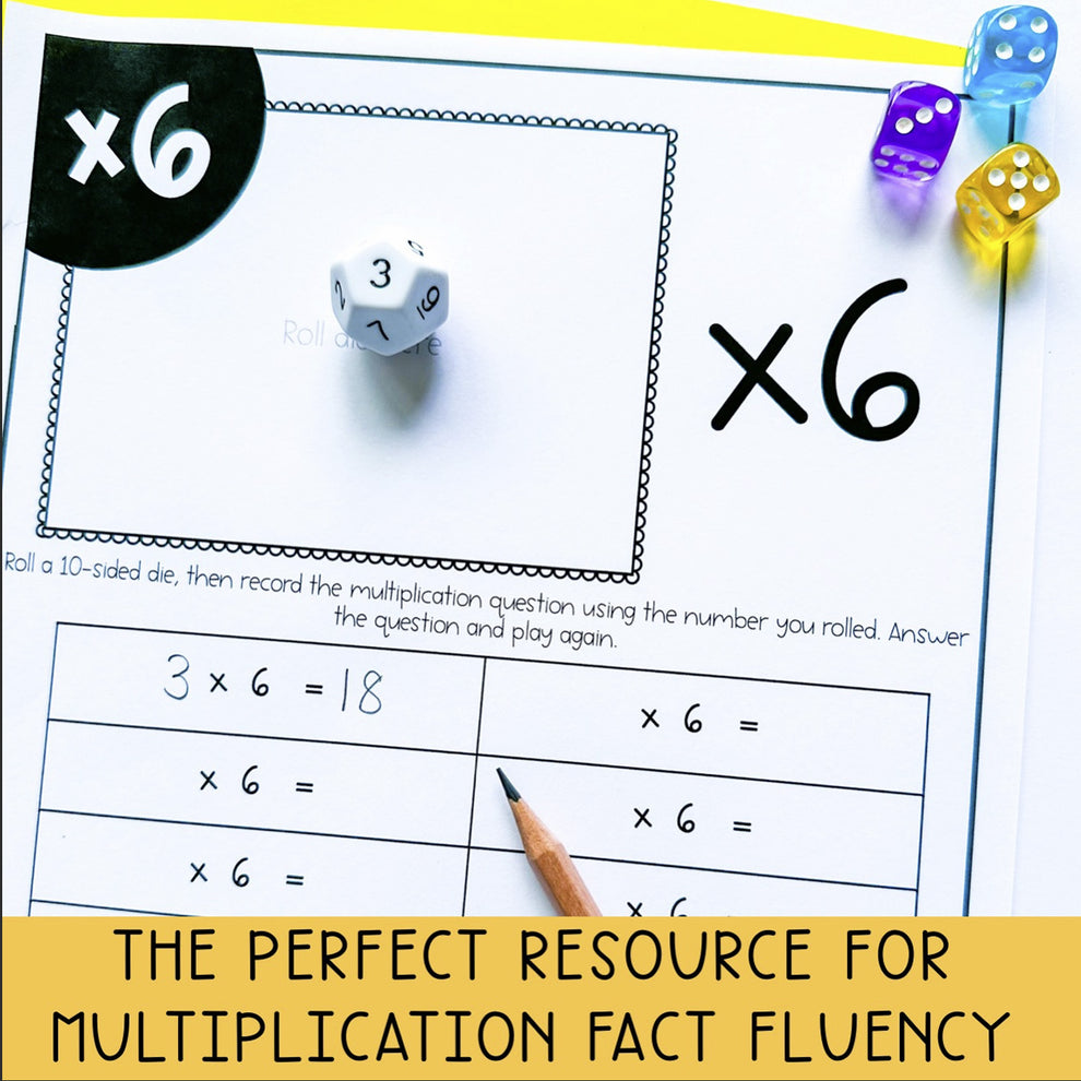 Times Table Fluency Worksheets | Multiplication Recall Printables ...