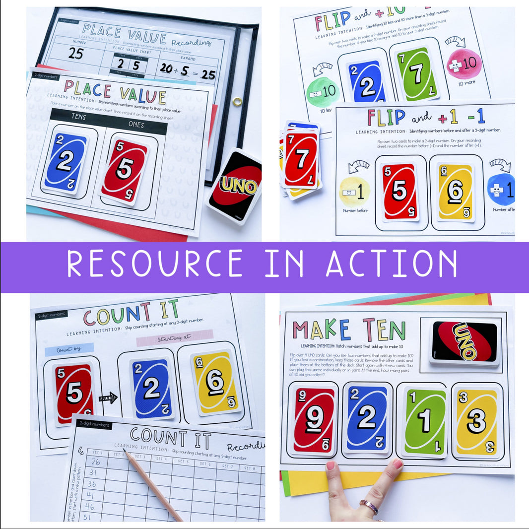 UNO Card Activities – Rainbow Sky Creations AU