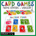 UNO Card Games - Grades 5-6 (VERSION 1) – Rainbow Sky Creations AU