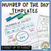 Number Of The Day Templates - Number Sense To 6-Digit – Rainbow Sky ...