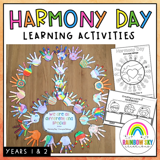 Harmony Day Pack (Grades 1-2) – Rainbow Sky Creations AU